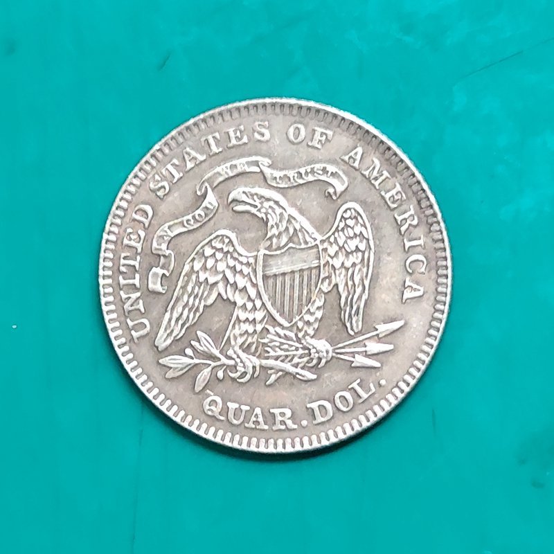 US Coin 1880 Seated Liberty Quarter Dollar Copy Coin