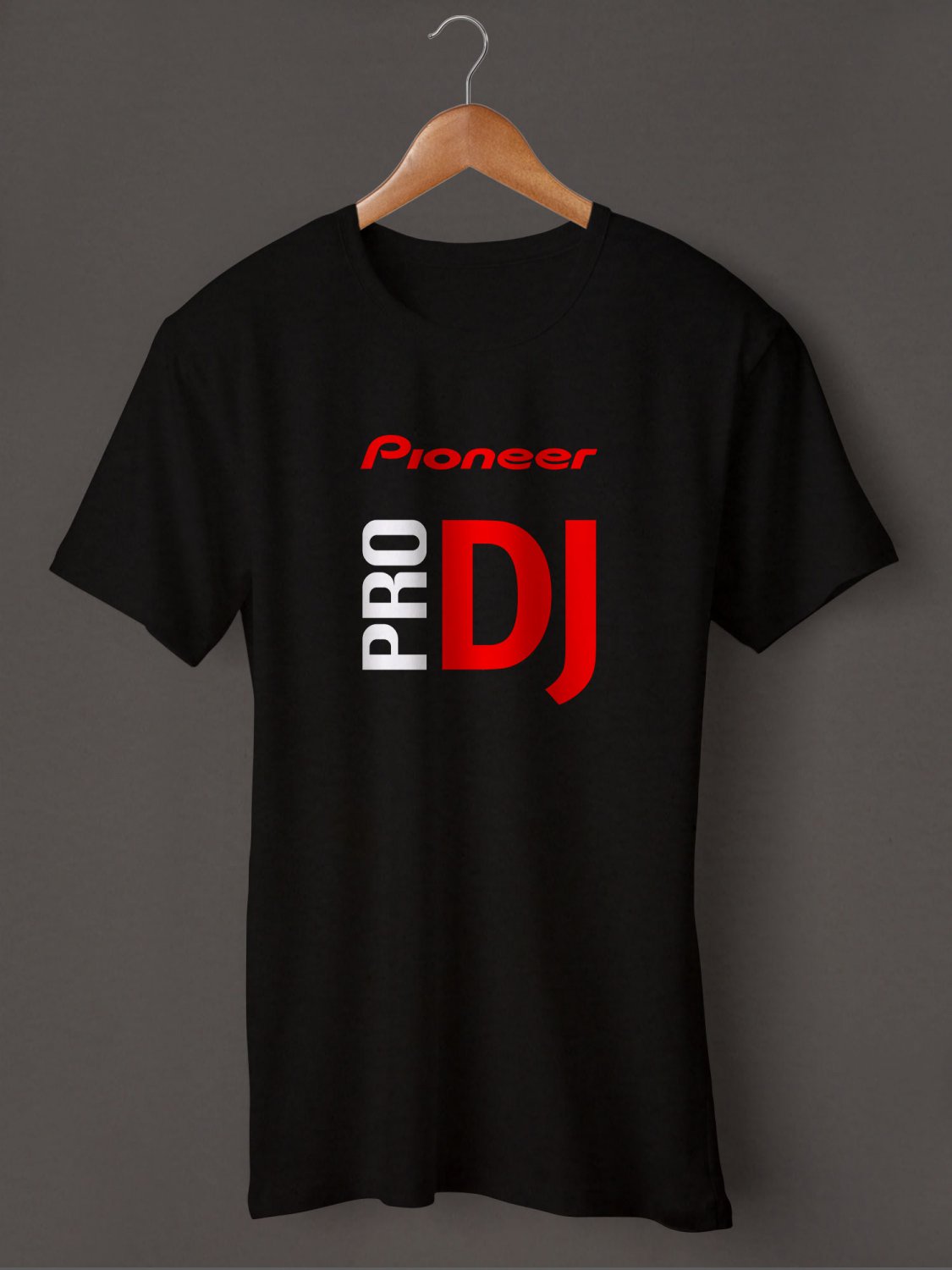 Pioneer Pro DJ Logo T-Shirt - Black/White - S to 3XL