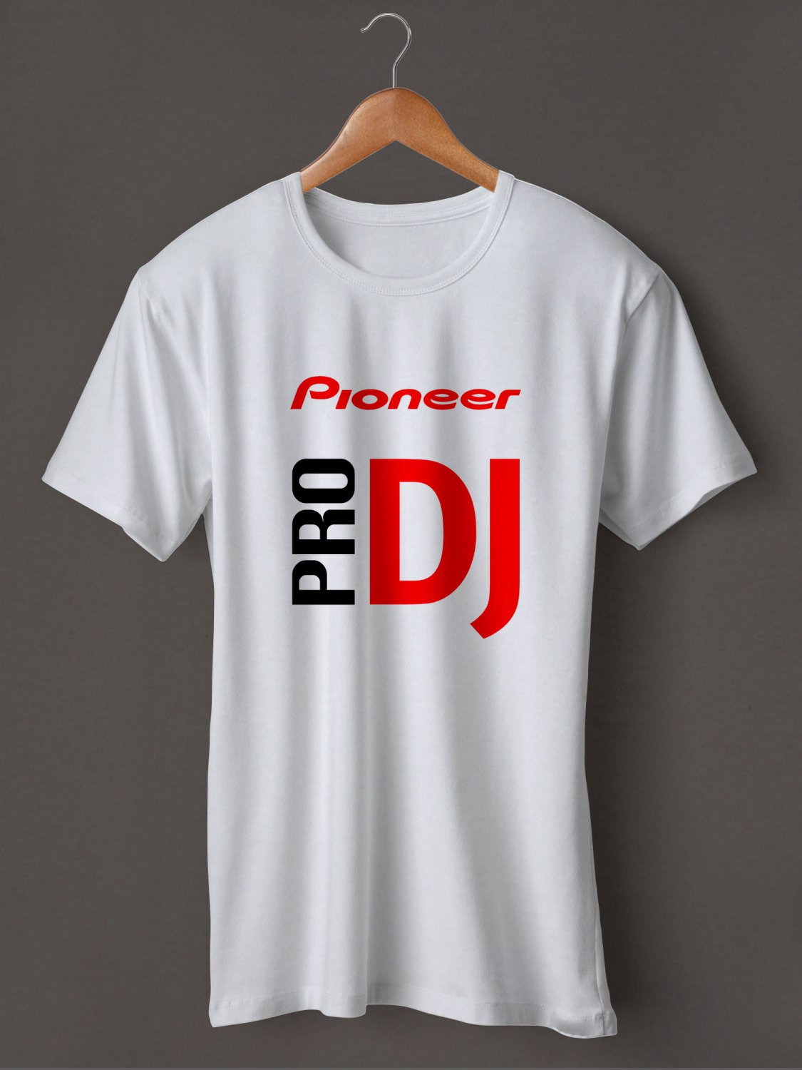 Pioneer Pro DJ Logo T-Shirt - Black/White - S to 3XL