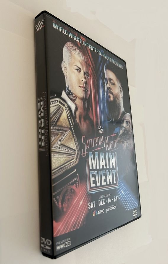 WWE SATURDAY NIGHT's MAIN EVENT 2024 DVD-R w/ Case Artwork