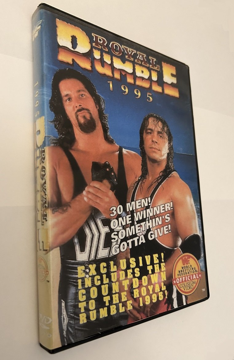 WWF ROYAL RUMBLE 1995 DVD-R w/ Countdown Show