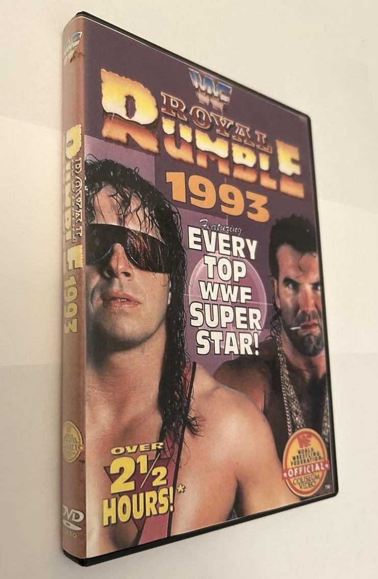 WWF ROYAL RUMBLE 1993 DVD-R w/ Countdown Show
