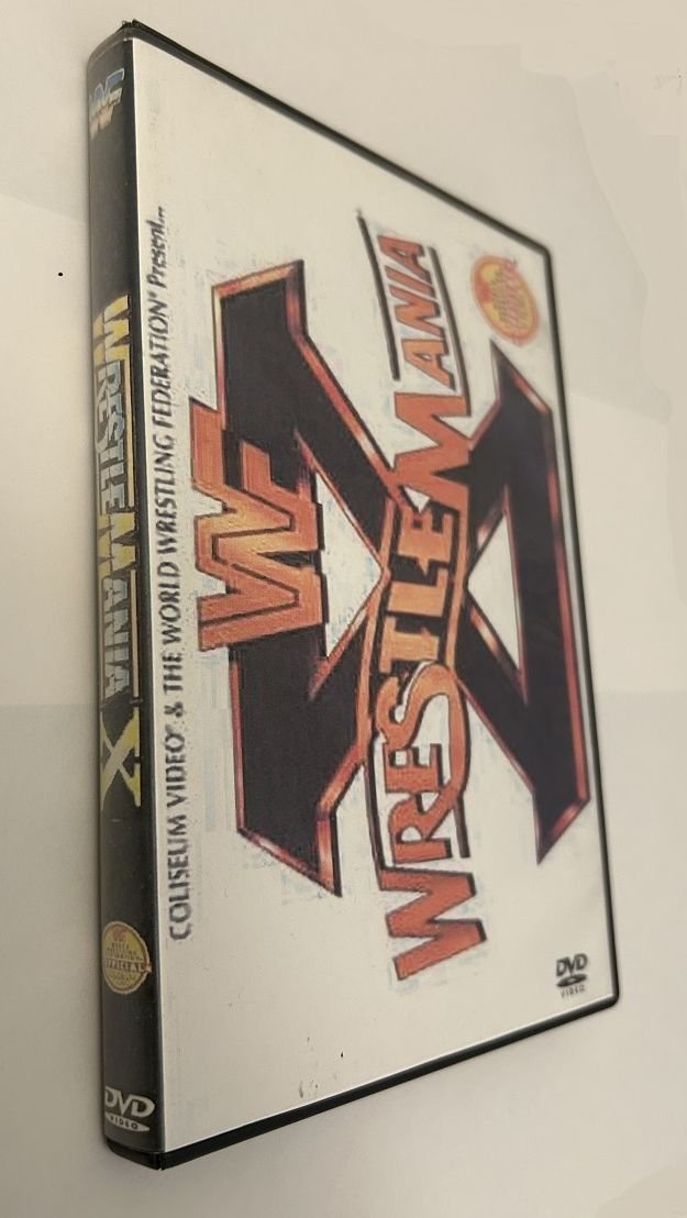 WWF WRESTLEMANIA X DVD-R w/ Countdown Show
