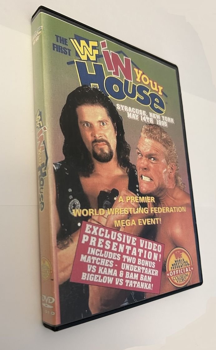 WWF IN YOUR HOUSE 1 DVD-R w/ Case Artwork