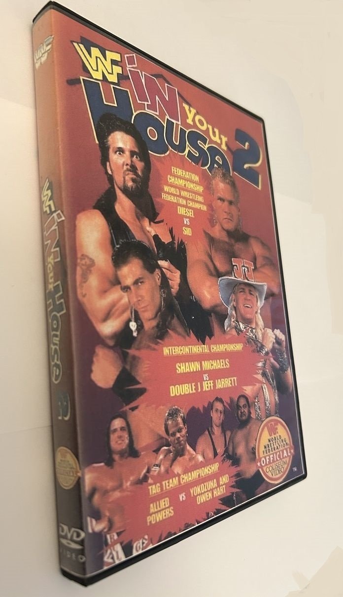 WWF IN YOUR HOUSE 2 DVD-R w/ Countdown Show