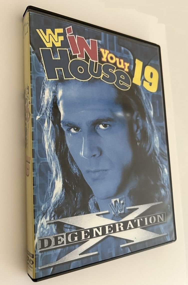 WWF IN YOUR HOUSE 19 - DEGENERATION X DVD-R w/ Countdown Show