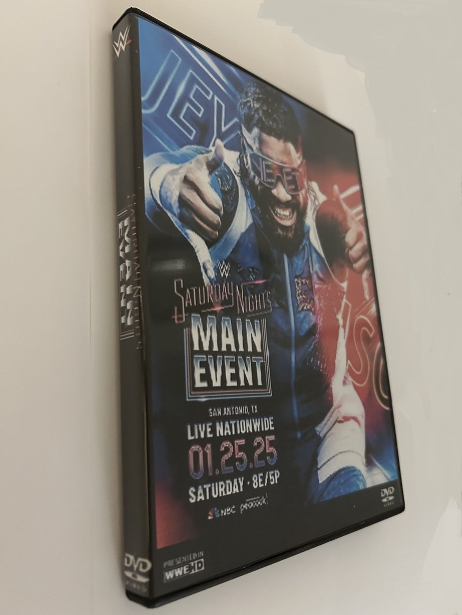 WWE SATURDAY NIGHT's MAIN EVENT 2025 DVD-R w/ Case Artwork