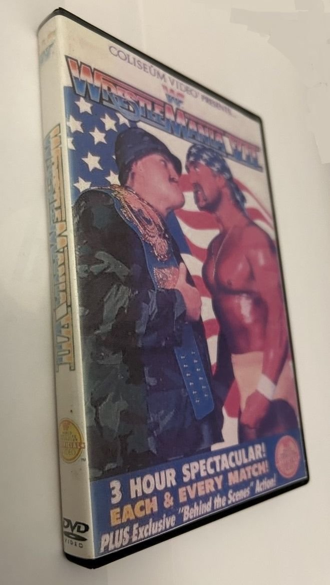 WWF WRESTLEMANIA VII DVD-R w/ Countdown Show