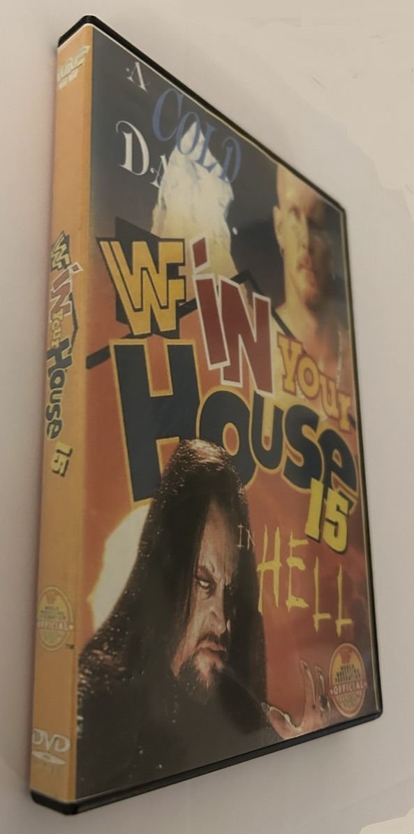 WWF IN YOUR HOUSE 15 DVD-R w/ Countdown Show