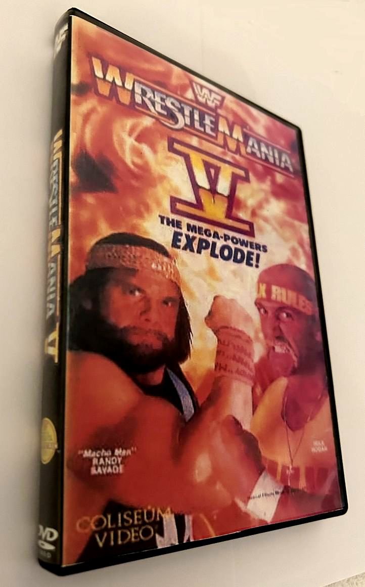 WWF WRESTLEMANIA V DVD-R w/ Countdown Show