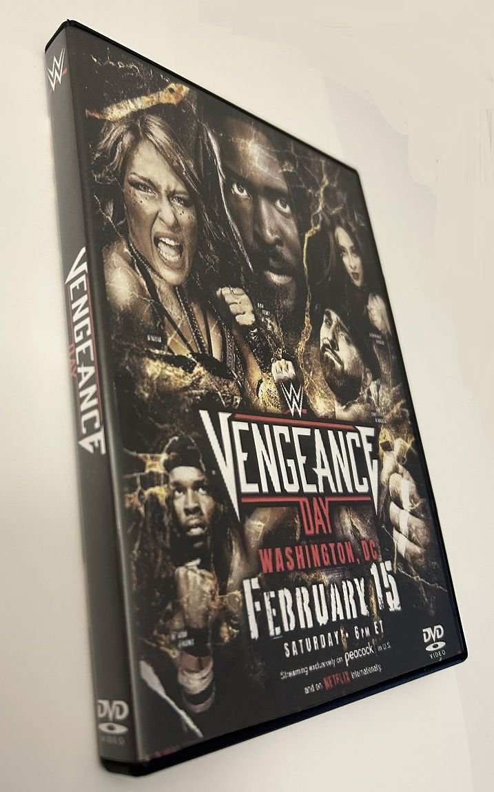 WWE NXT VENGEANCE DAY 2025 DVD-R w/ Case Artwork