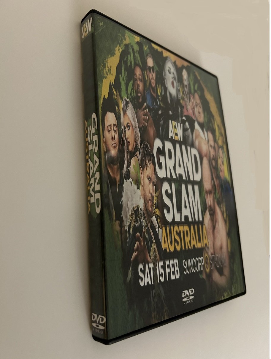 AEW GRAND SLAM AUSTRALIA 2025 DVD-R w/ Case Artwork