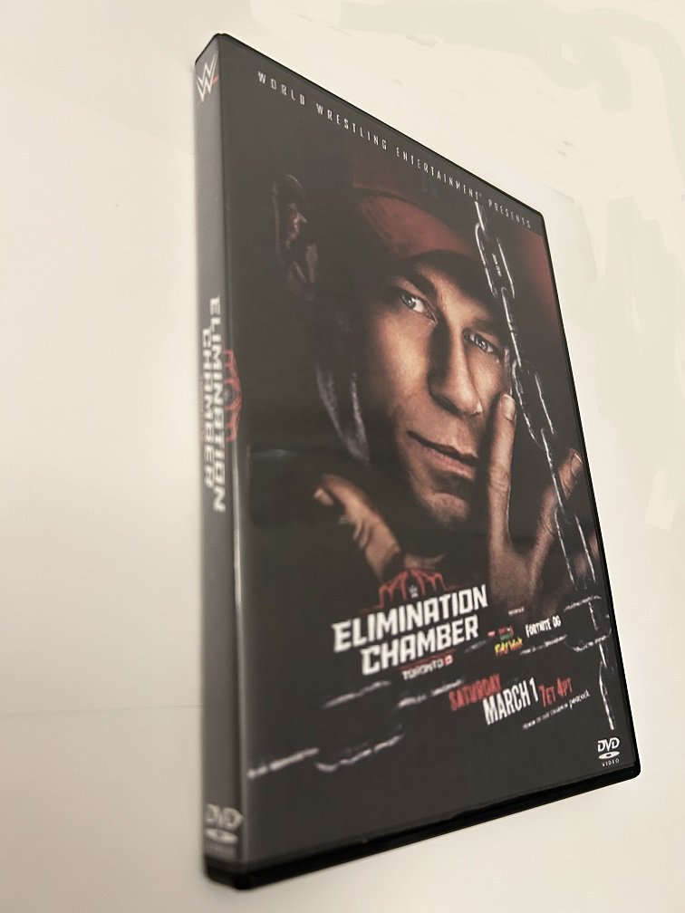 WWE ELIMINATION CHAMBER 2025 DVD-R w/ Case Artwork