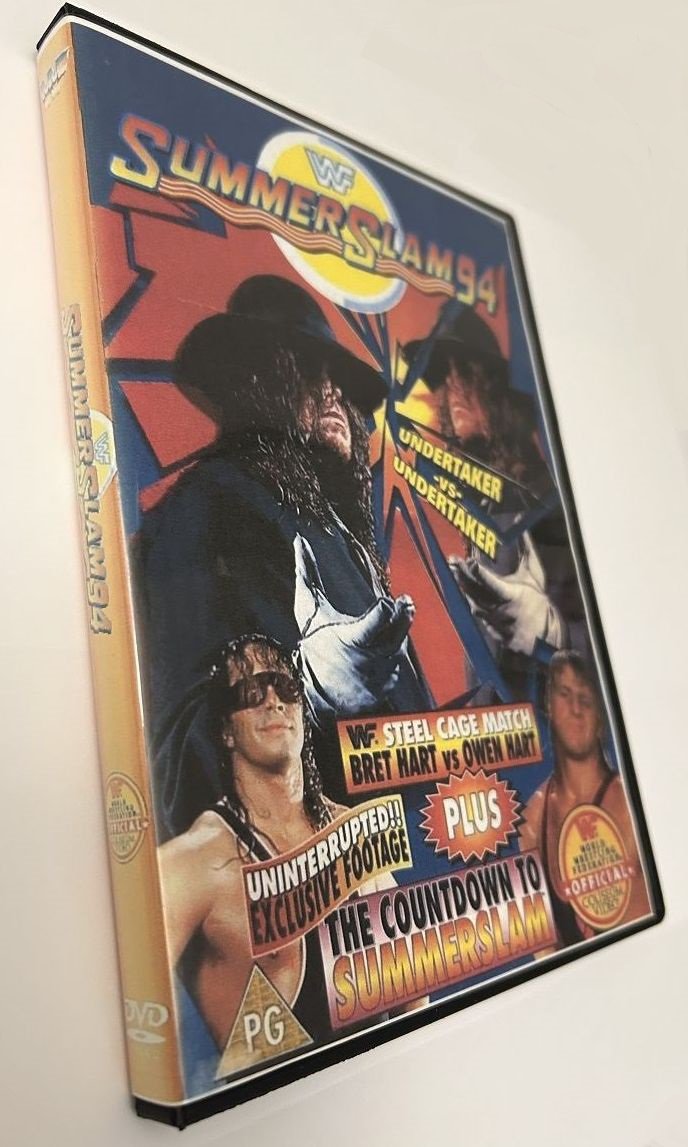 WWF SUMMERSLAM 1994 DVD-R w/ Countdown Show