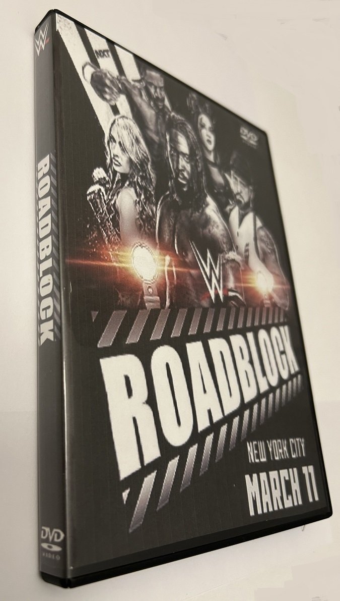 WWE NXT ROADBLOCK 2025 DVD-R w/ Case Artwork