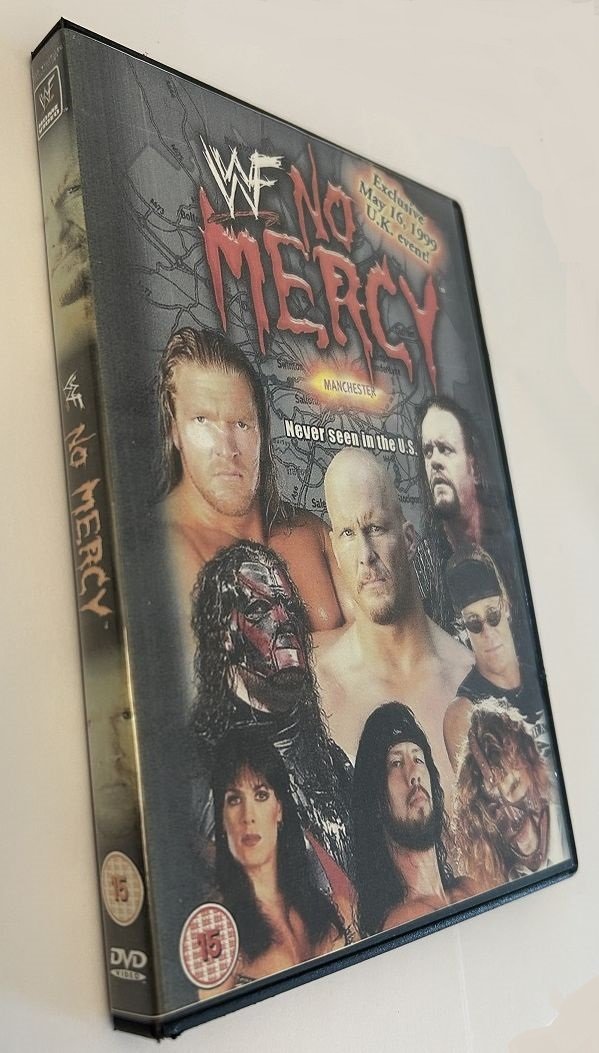 WWF NO MERCY 1999 U.K.DVD-R w/ Case Artwork