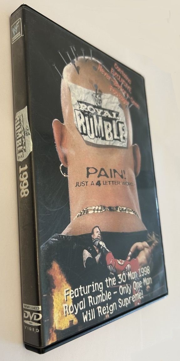 WWF ROYAL RUMBLE 1998 DVD-R w/ Countdown Show