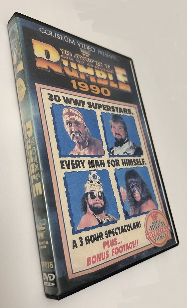 WWF ROYAL RUMBLE 1990 DVD-R w/ Countdown Show