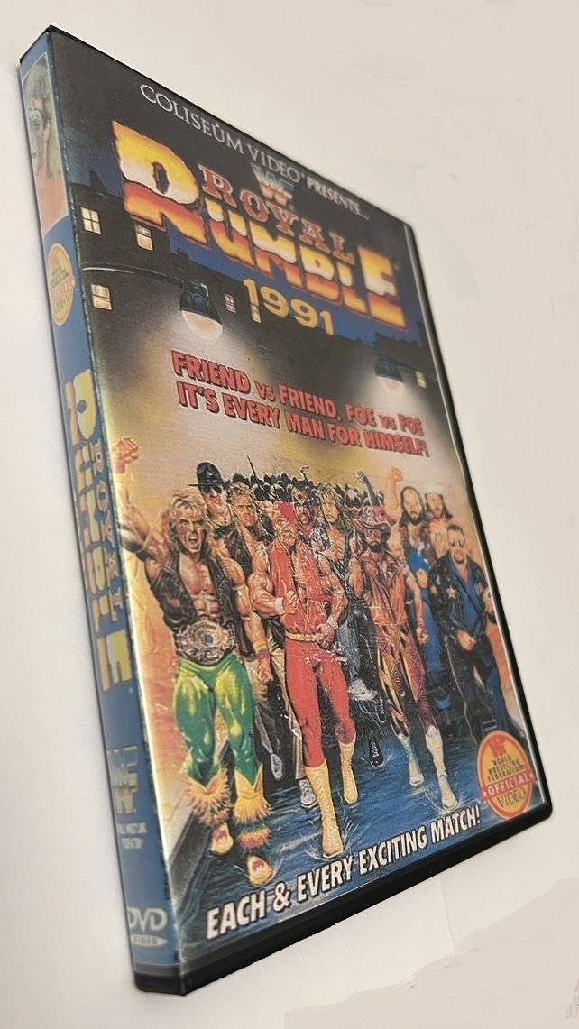 WWF ROYAL RUMBLE 1991 DVD-R w/ Countdown Show