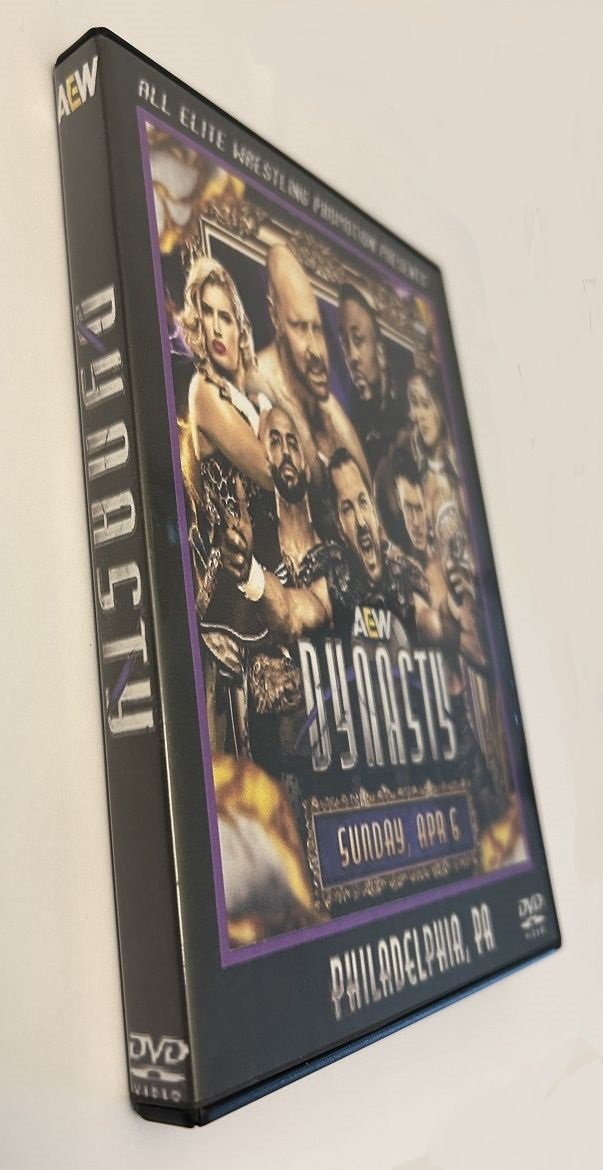 AEW DYNASTY 2025 DVD-R w/ Case Artwork