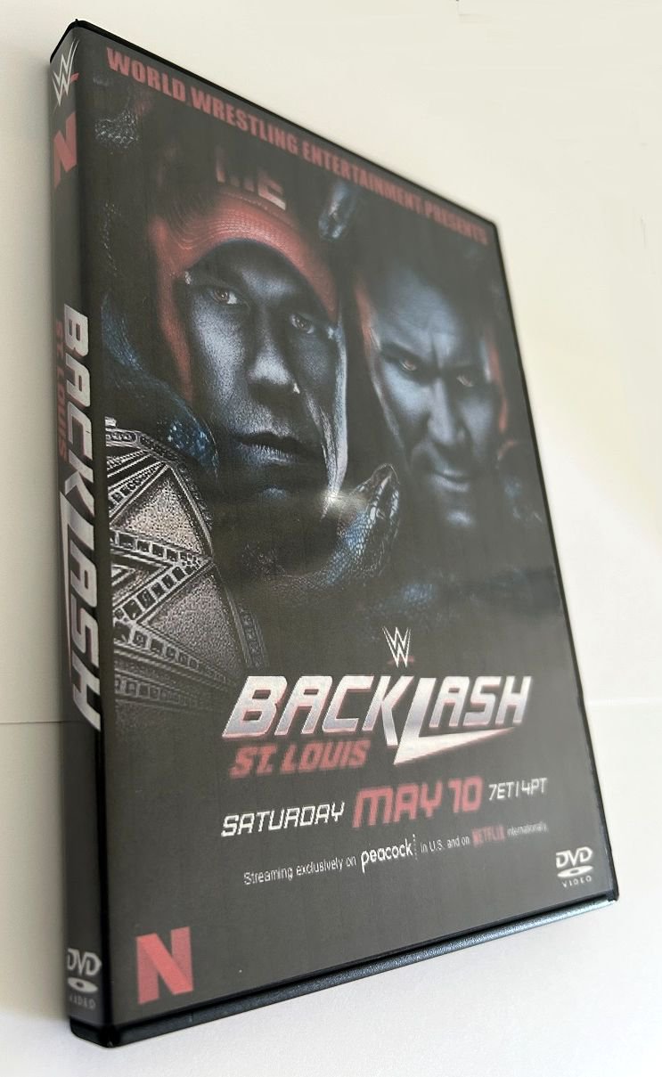WWE BACKLASH 2025 DVD-R w/ Case Artwork