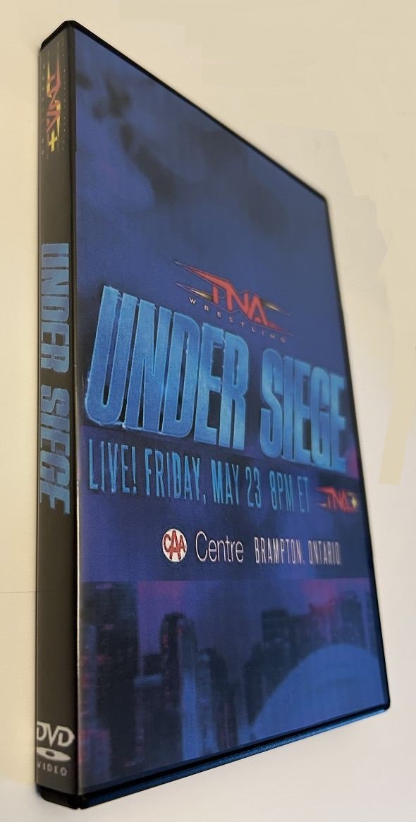 TNA UNDER SIEGE 2025 DVD-R w/ Countdown Show