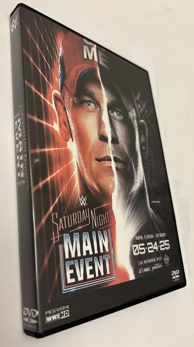 WWE SATURDAY NIGHT's MAIN EVENT [MAY] 2025 DVD-R w/ Case Artwork
