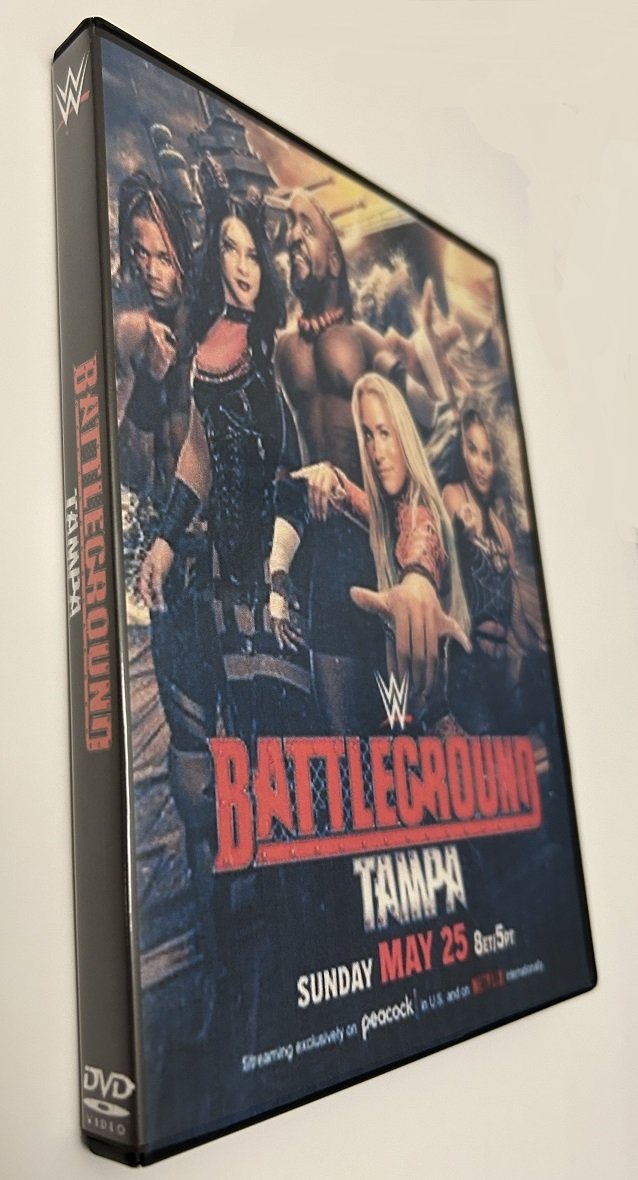 WWE NXT BATTLEGROUND 2025 DVD-R w/ Case Artwork