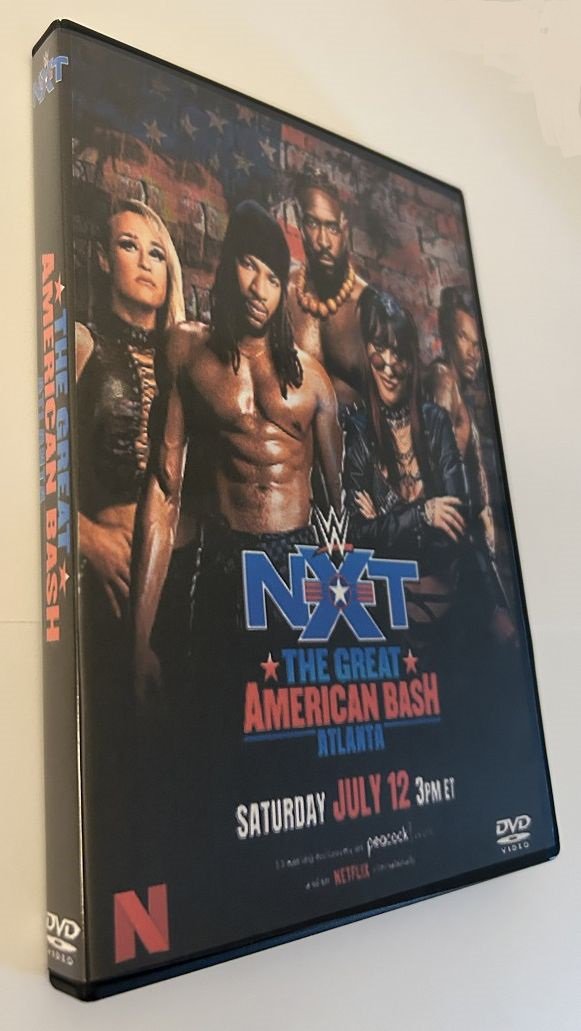 WWE NXT GREAT AMERICAN BASH 2025 DVD-R w/ Case Artwork