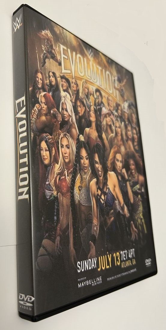 WWE EVOLUTION 2025 DVD-R w/ Case Artwork