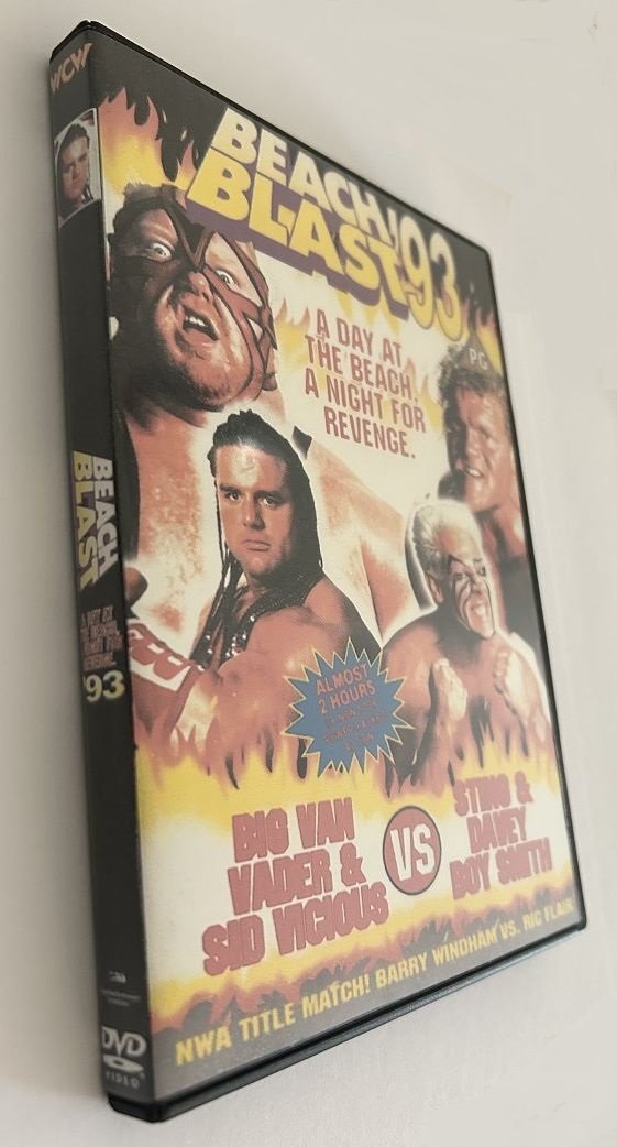 WCW BEACH BLAST 1993 DVD-R w/ Countdown Show