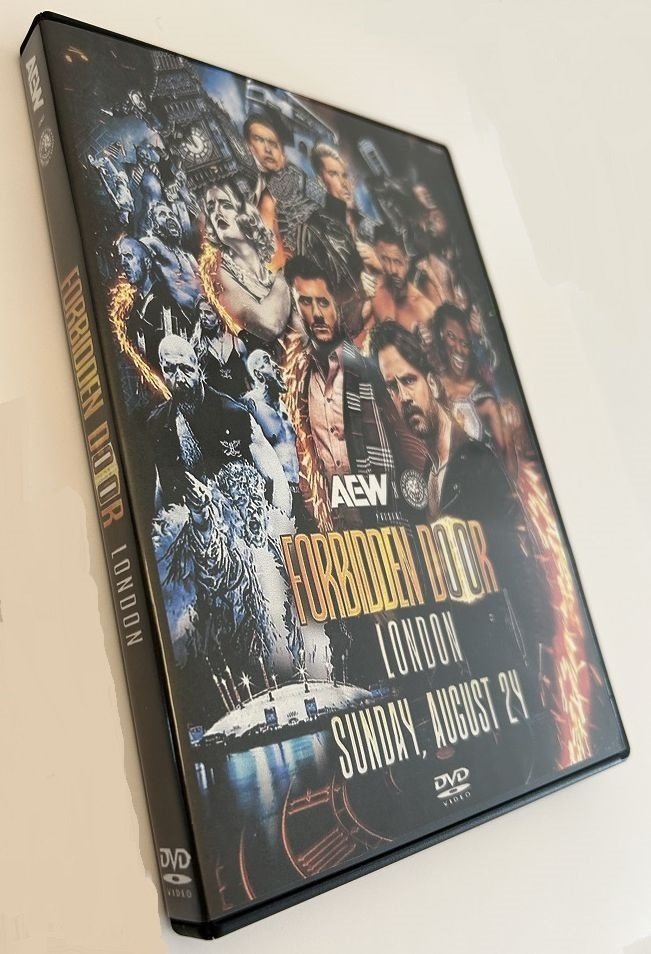 AEW + NJPW FORBIDDEN DOOR 2025 DVD-R w/ Zero Hour Countdown