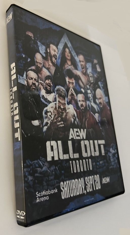 AEW ALL OUT : TORONTO 2025 DVD-R w/ Case Artwork