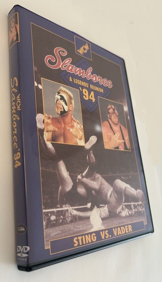 WCW SLAMBOREE 1994 DVD-R w/ Countdown Show