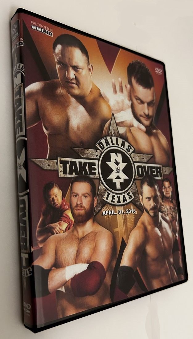 NXT TAKEOVER : DALLAS 2016 DVD-R w/ Case Artwork