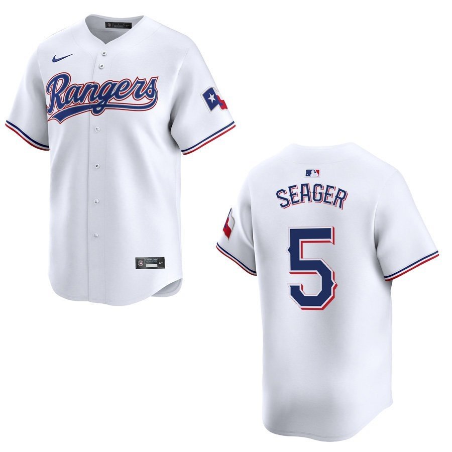 2025 Rangers #5 Corey Seager White