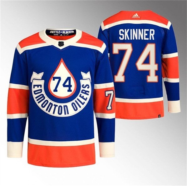 Edmonton Oilers #74 Stuart Skinner 2024 Royal Heritage Classic Primegreen