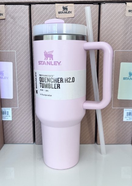 NEW RELEASE Stanley 40 oz Quencher H2.0 FlowState Tumbler Clean Slate Bloom