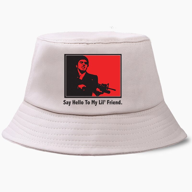 Retro Classic Scarface Movie Bucket Hat Panama Say Hello To My Lil ...