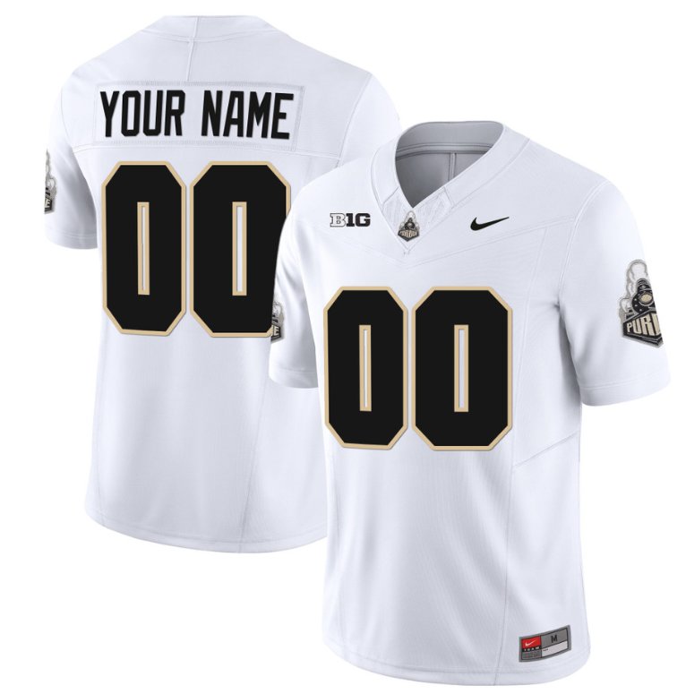 Custom Purdue Boilermakers Jersey Name and Number Vapor Football ...