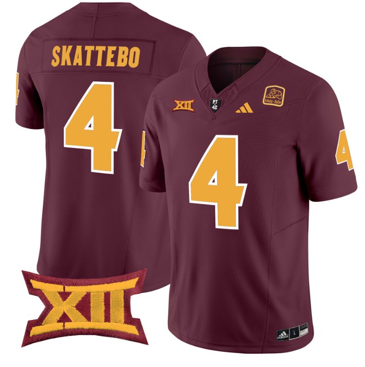Cam Skattebo Jersey #4 Arizona State Sun Devils Vapor Limited College ...