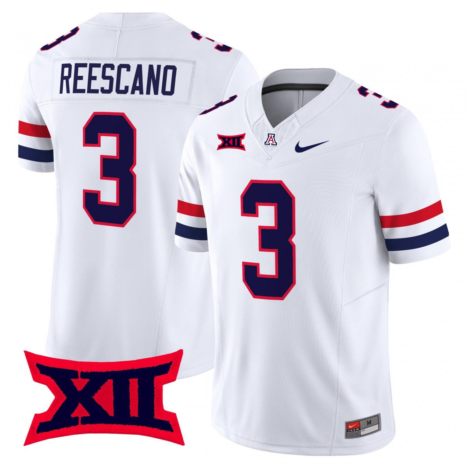 Kedrick Reescano Jersey #3 Arizona Wildcats 2025 Limited Stitched White