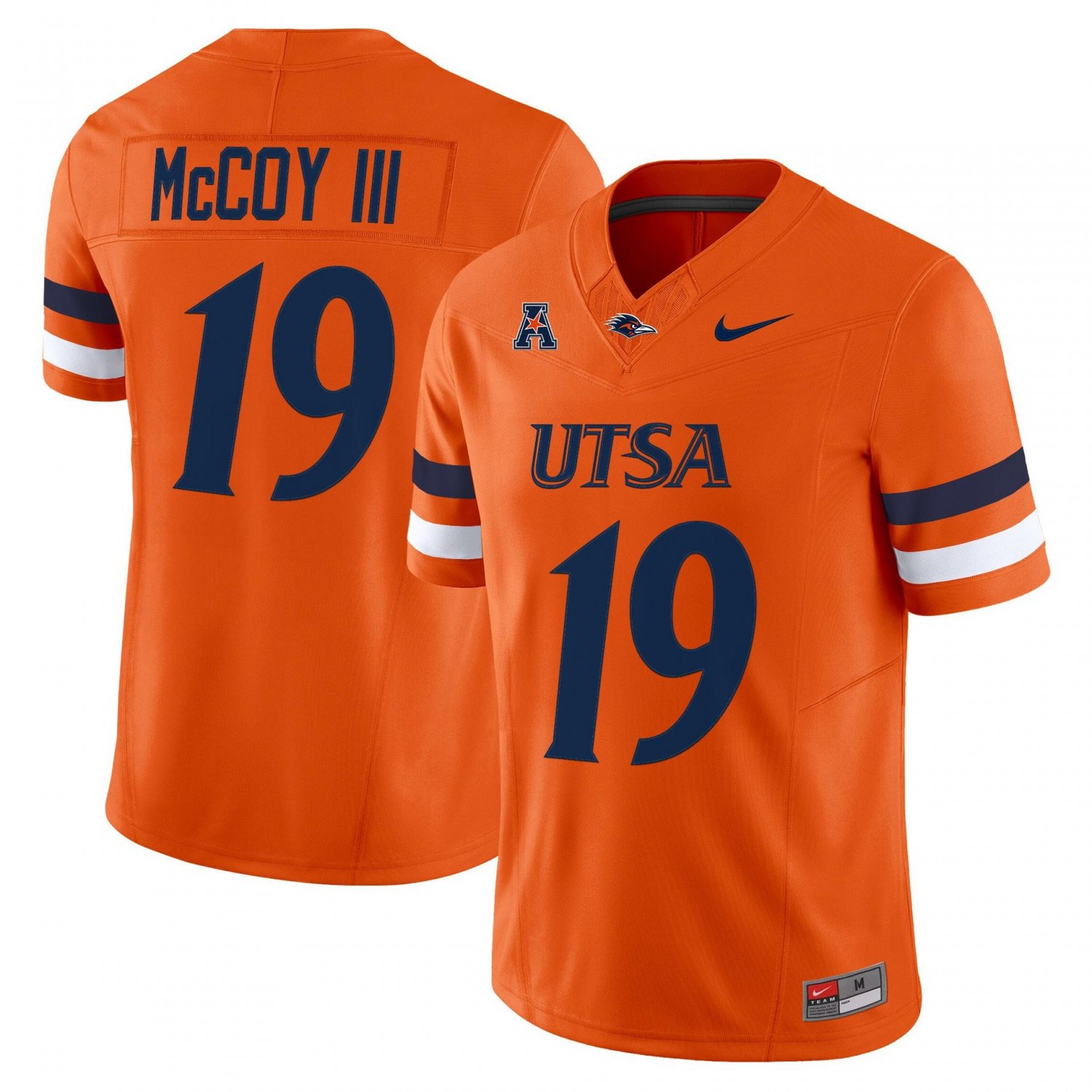 Willie McCoy III Jersey #19 UTSA Roadrunners 2025 Vapor Limited ...