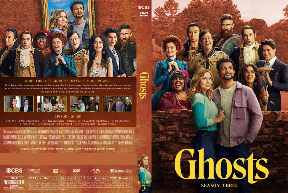 Ghosts Complete Season 3 DVD ***2 DISC SET***
