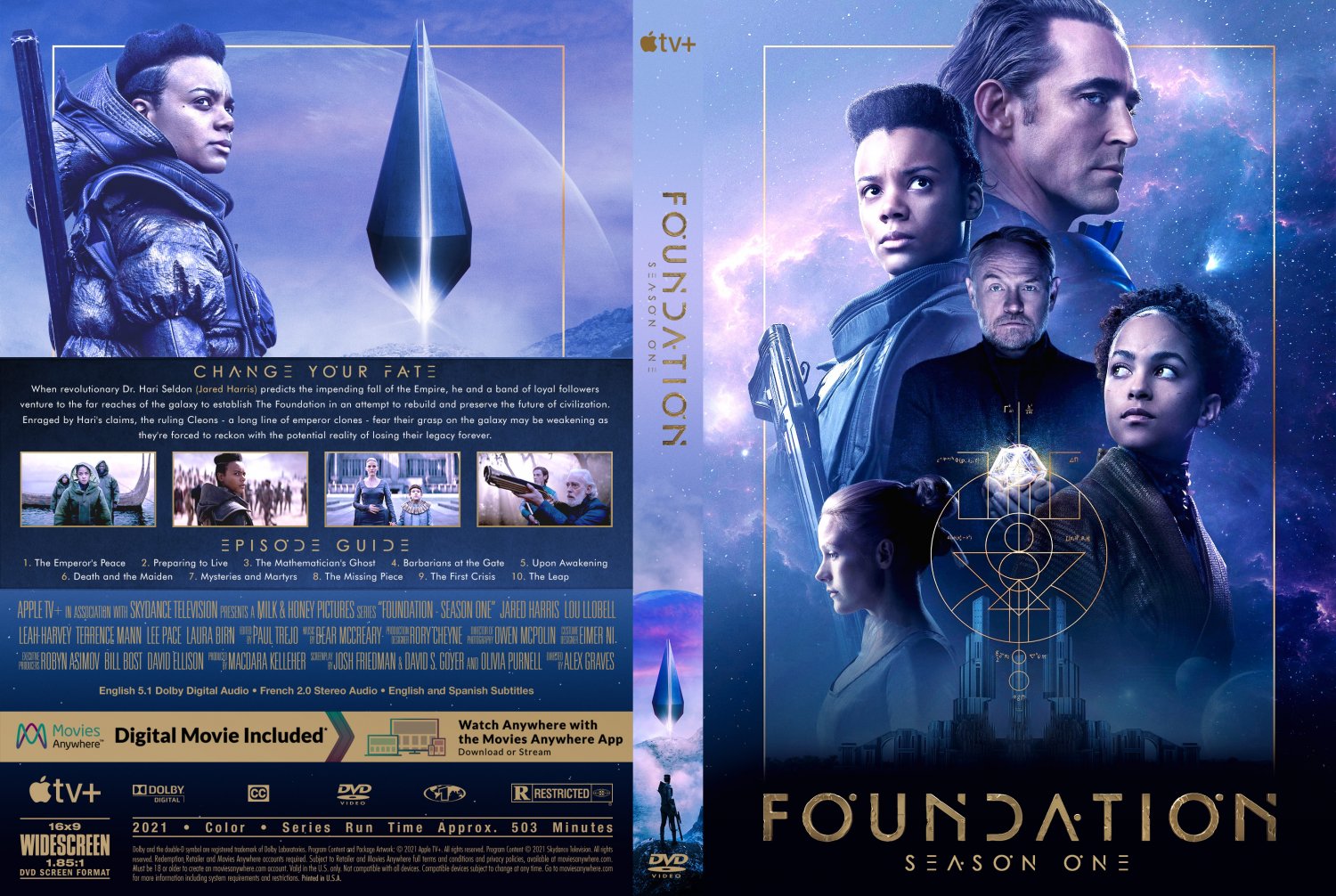 Foundation Season 1 DVD ***3 Disc Set***