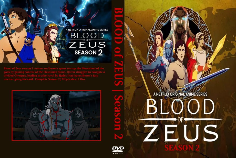 Blood of Zeus Season 2 DVD