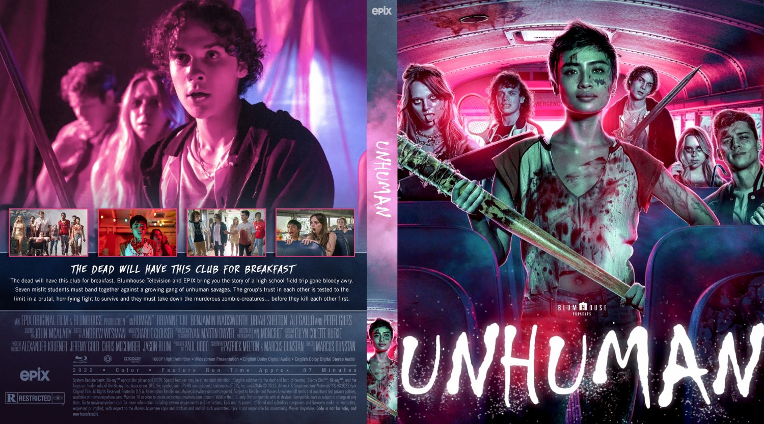 Unhuman (2022) Blu-ray
