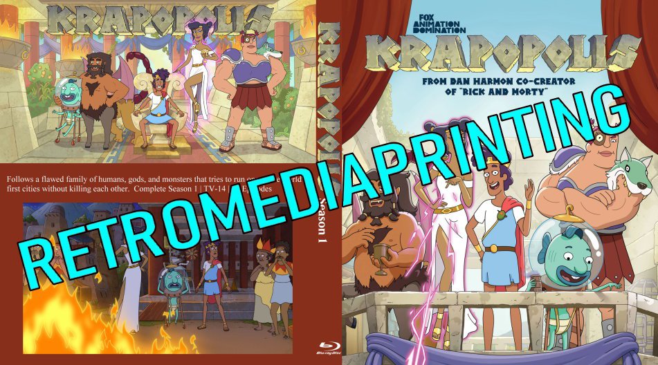 Krapopolis Season 1 Blu-ray ***3 DISC SET***