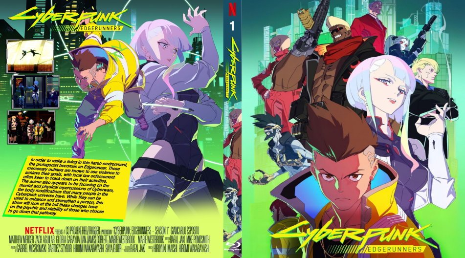 Cyberpunk Edgerunners Season 1 Blu-ray ***2 DISC SET***