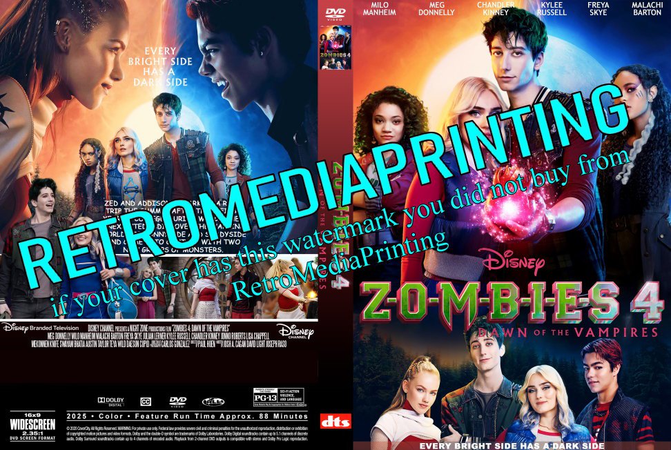 Disney's Zombies 4 Dawn of the Vampires (2025) DVD